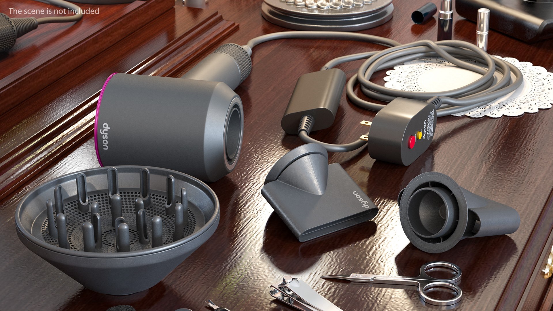 Dyson supersonic hair dryer 3D model - TurboSquid 1602279