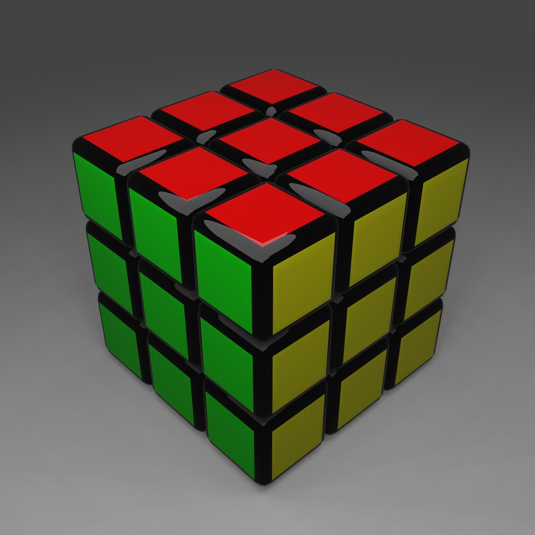 3D Rubiks Cube Model - TurboSquid 1820226
