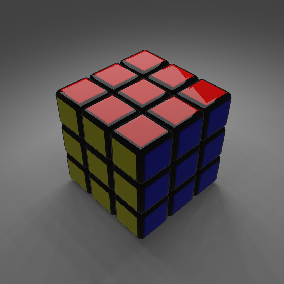 3D Rubiks Cube Model - TurboSquid 1820226