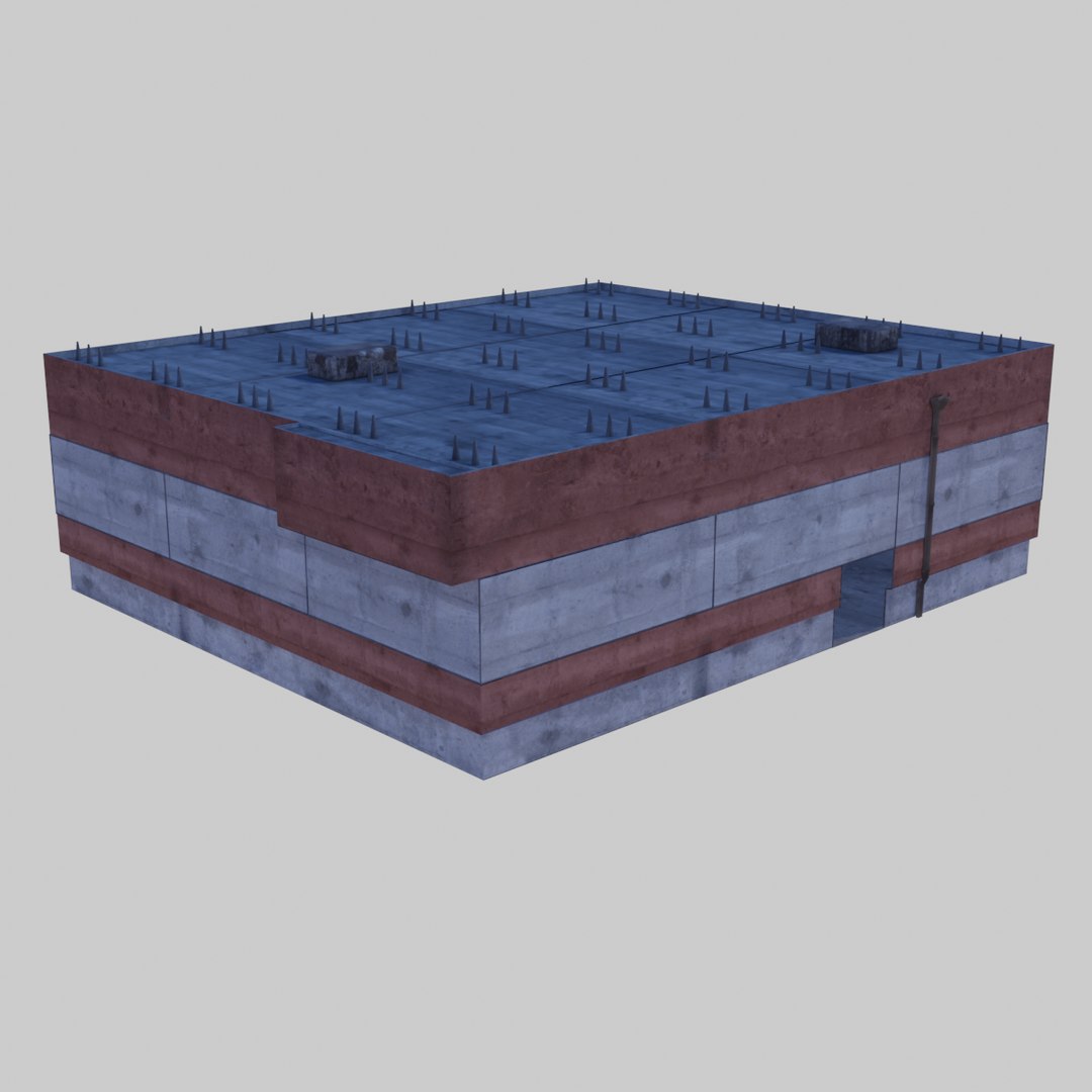 Industrial Hangar Low Poly Building 3D Model - TurboSquid 2377981