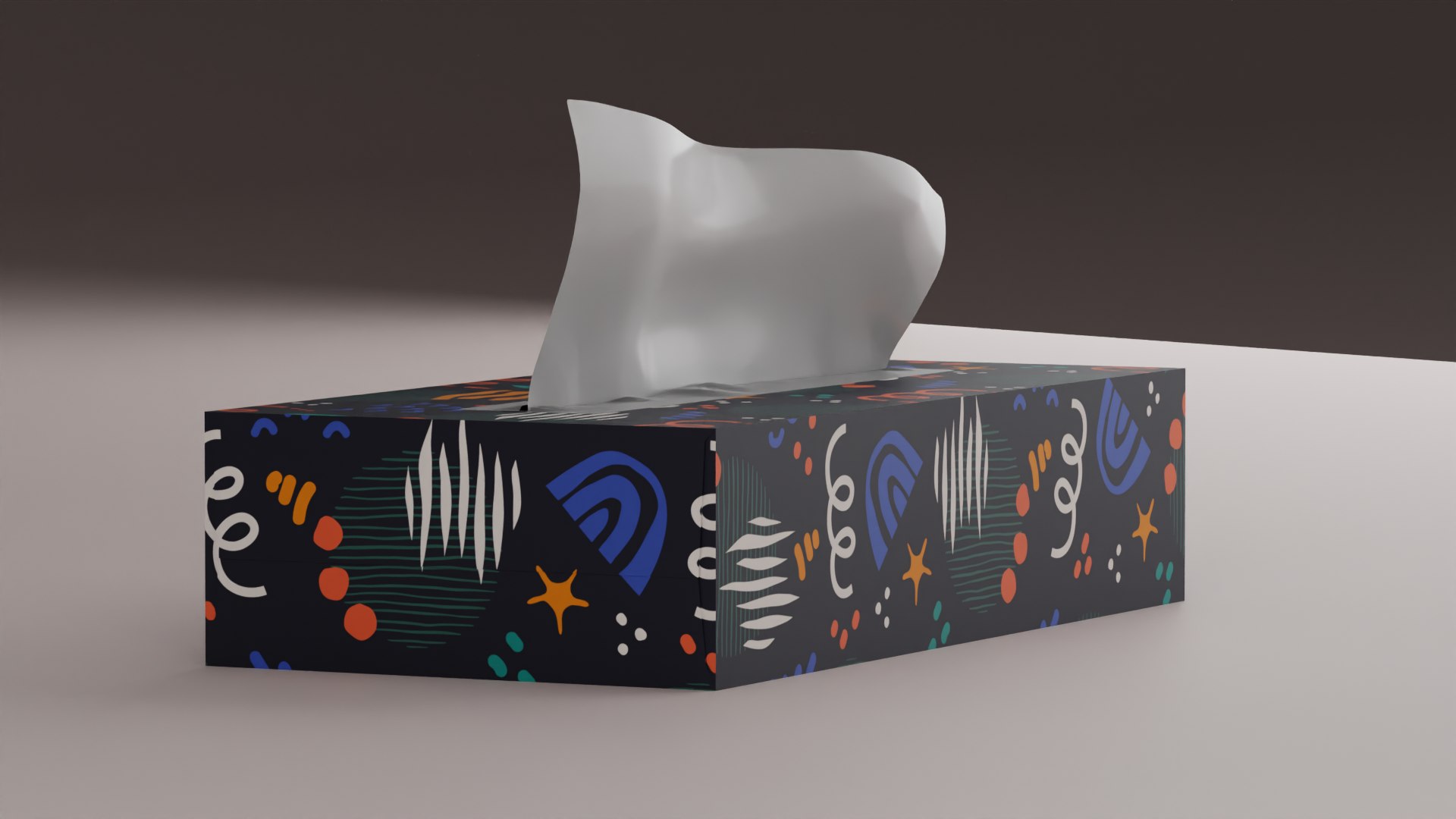 3D Tissue Box model - TurboSquid 2154822