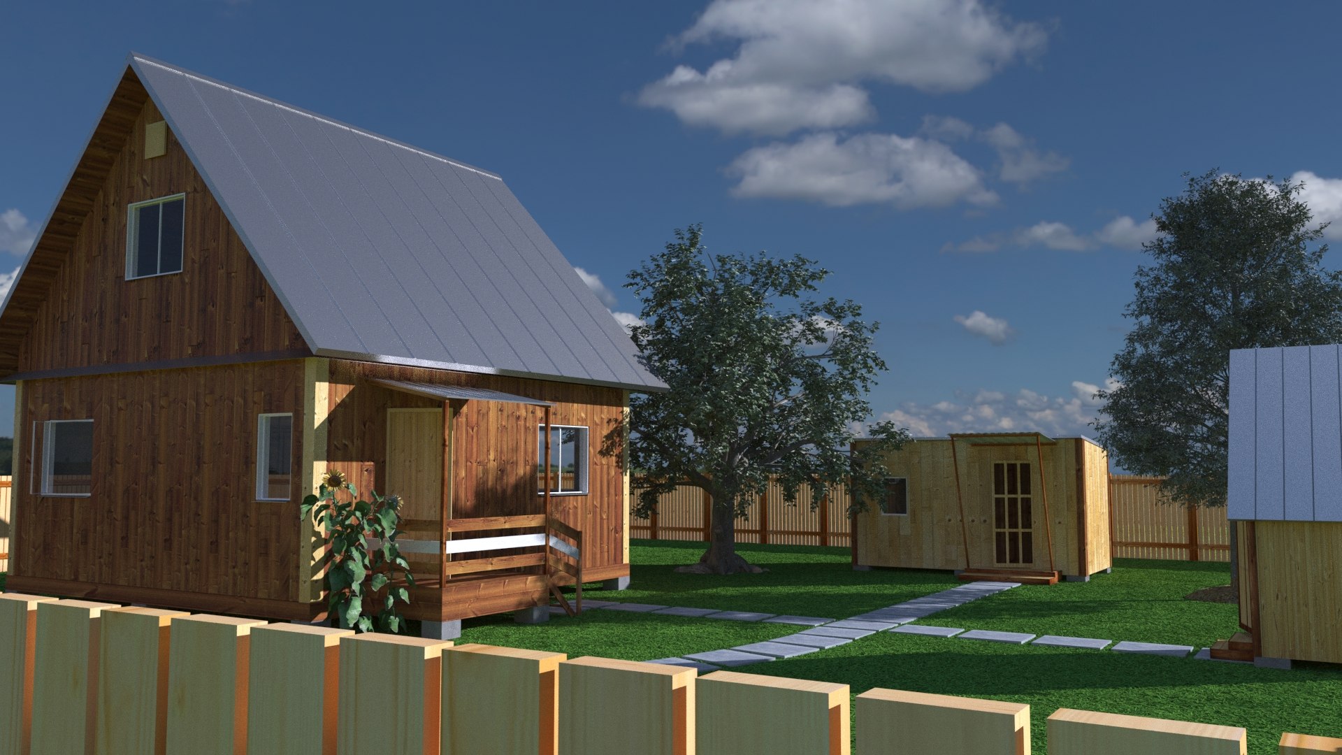 3D Model Country House | 1145644 | TurboSquid