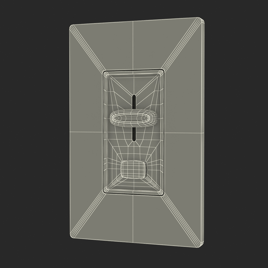 Dimmer Switch Generic 3d Model