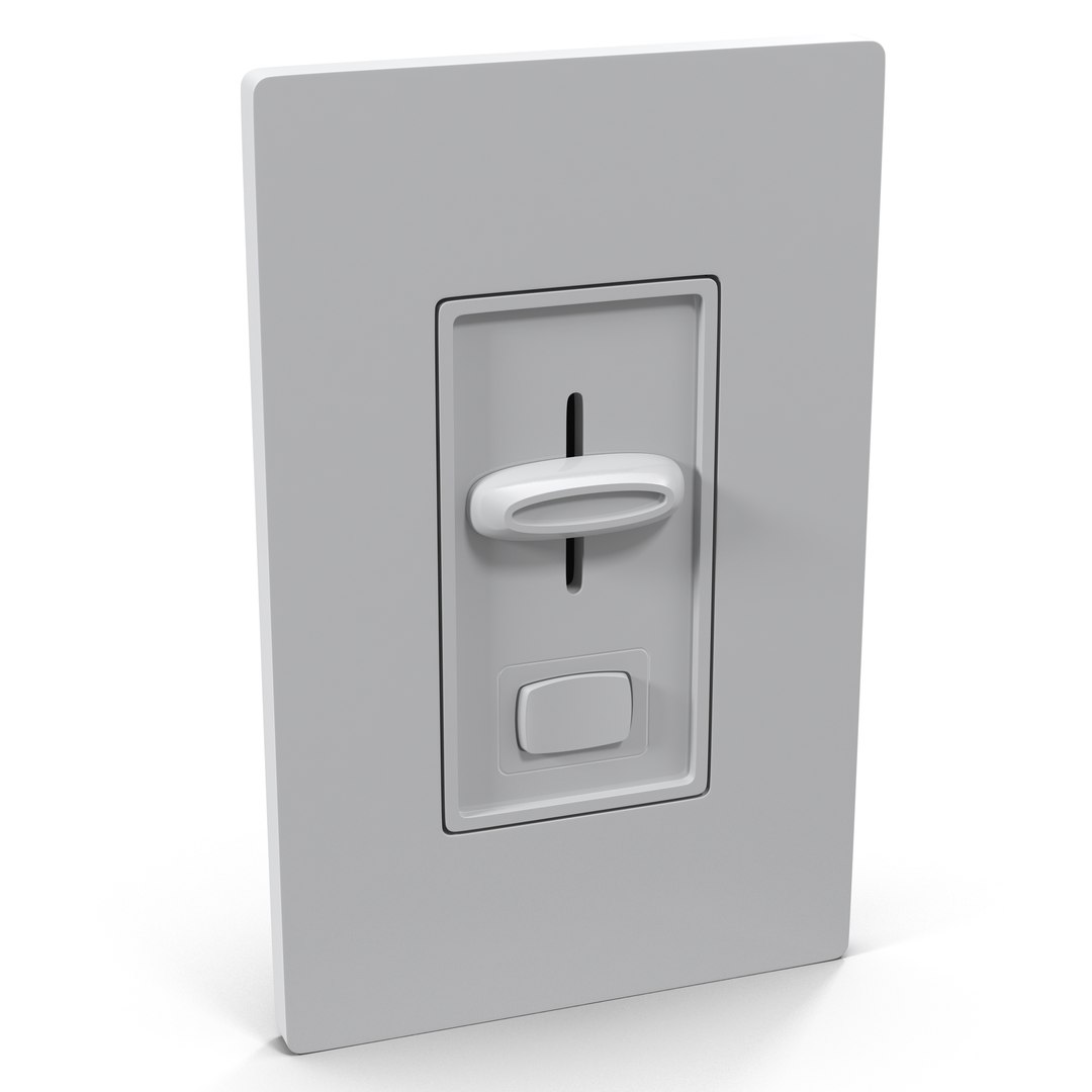 Dimmer Switch Generic 3d Model