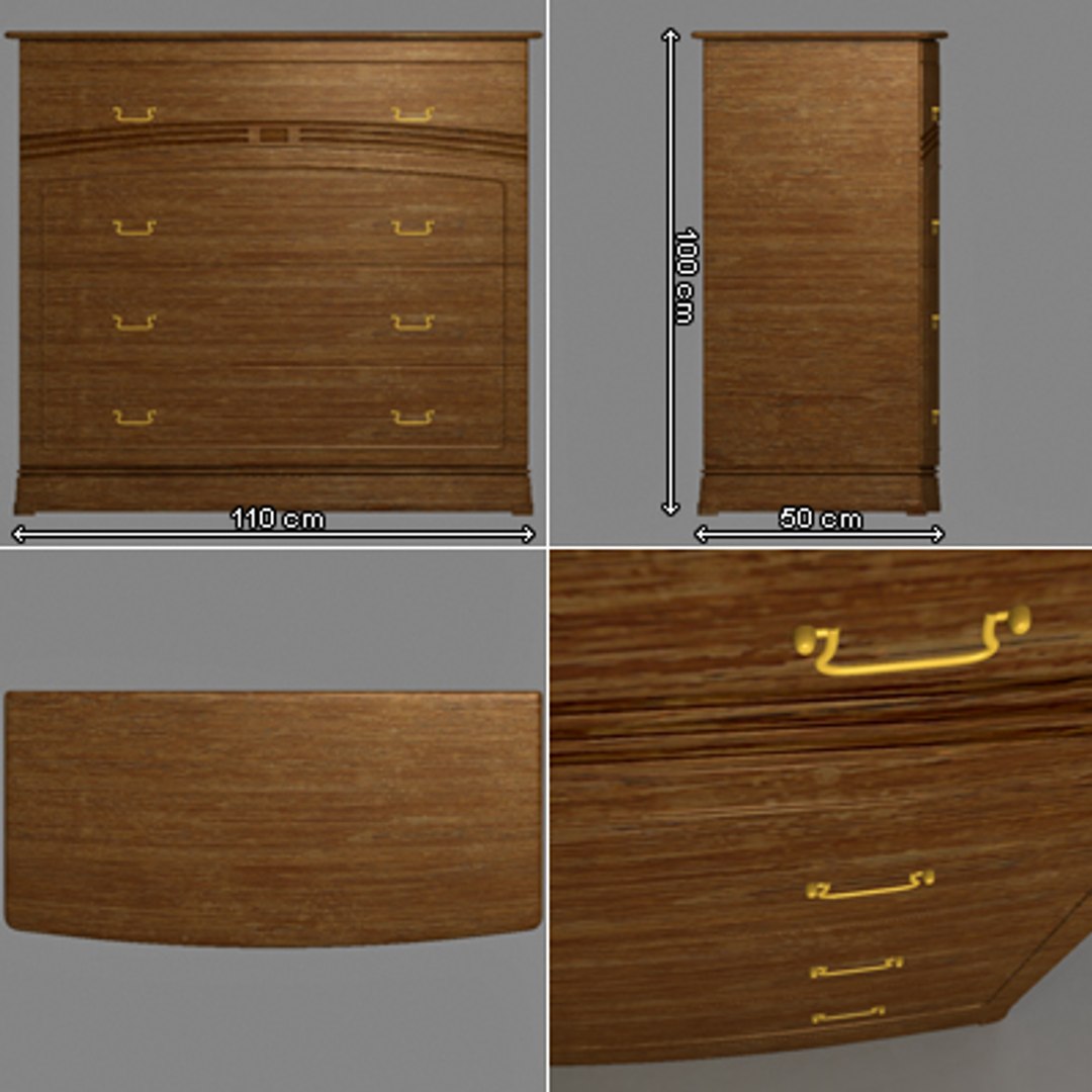 3d Chest Interior Model