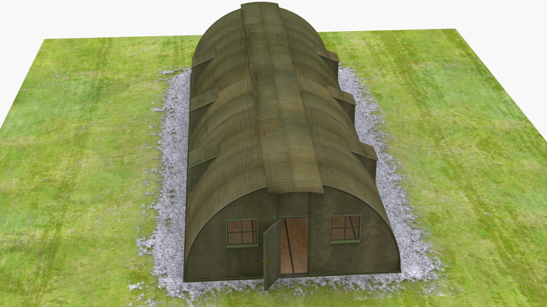 3D Quonset Hut - TurboSquid 2136491