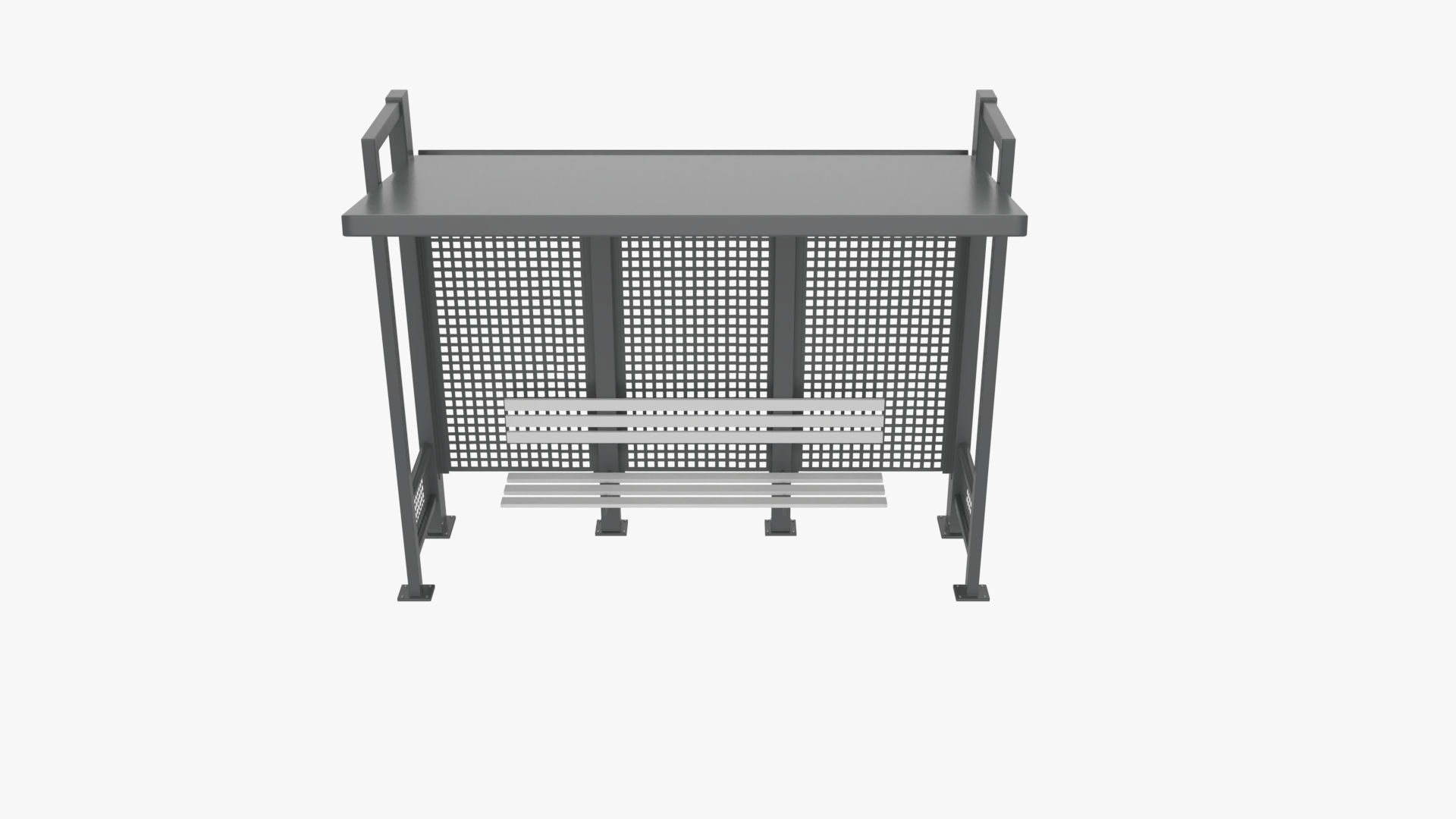 Urban Bus Station 3D Model - TurboSquid 2314409