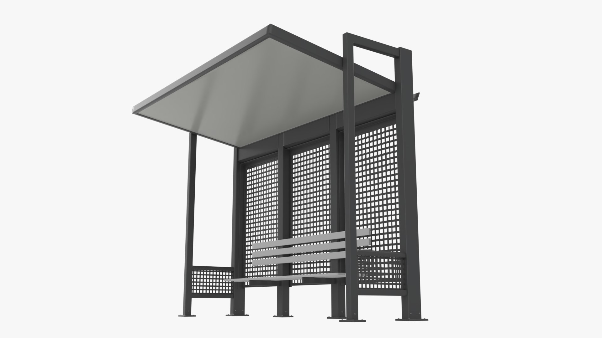 Urban Bus Station 3D Model - TurboSquid 2314409
