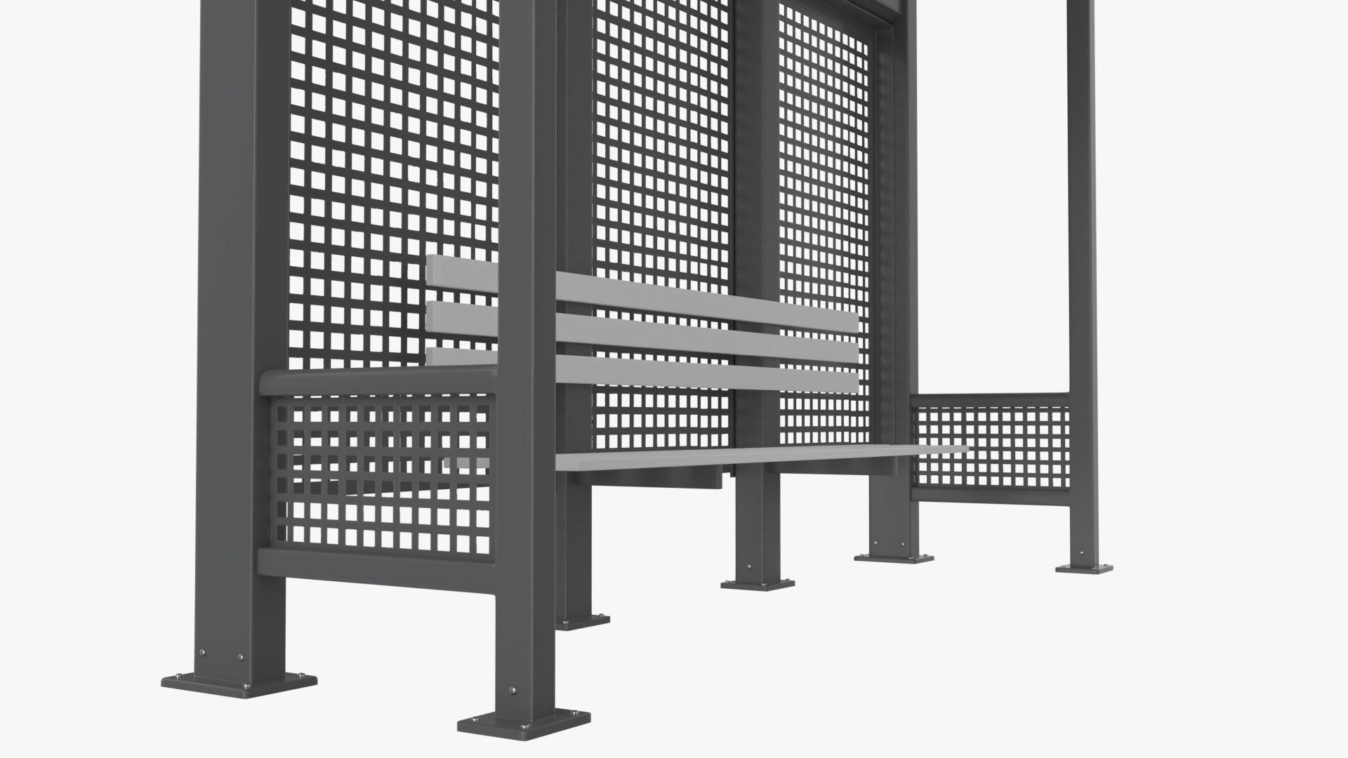 Urban Bus Station 3D Model - TurboSquid 2314409