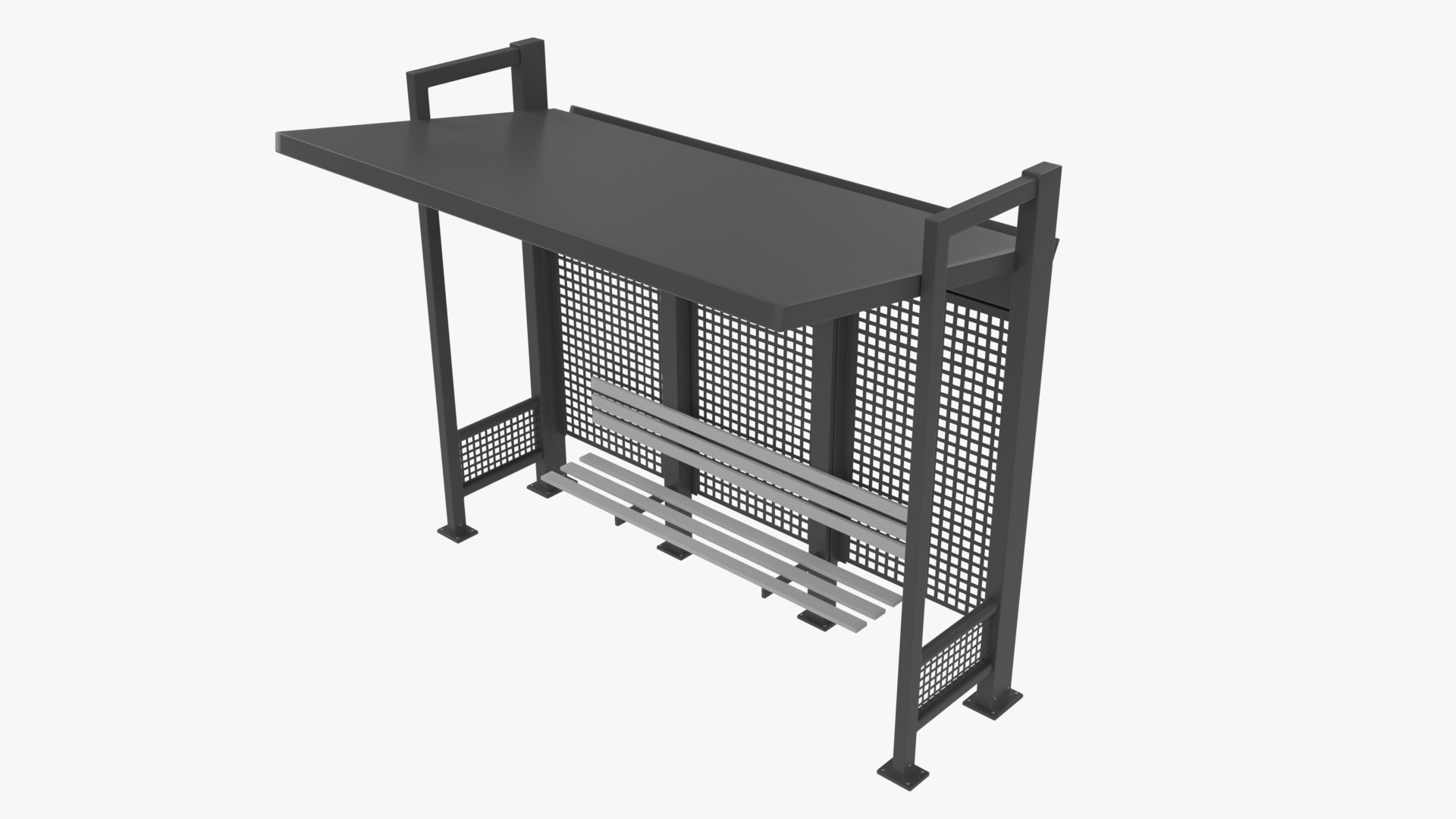 Urban Bus Station 3D Model - TurboSquid 2314409