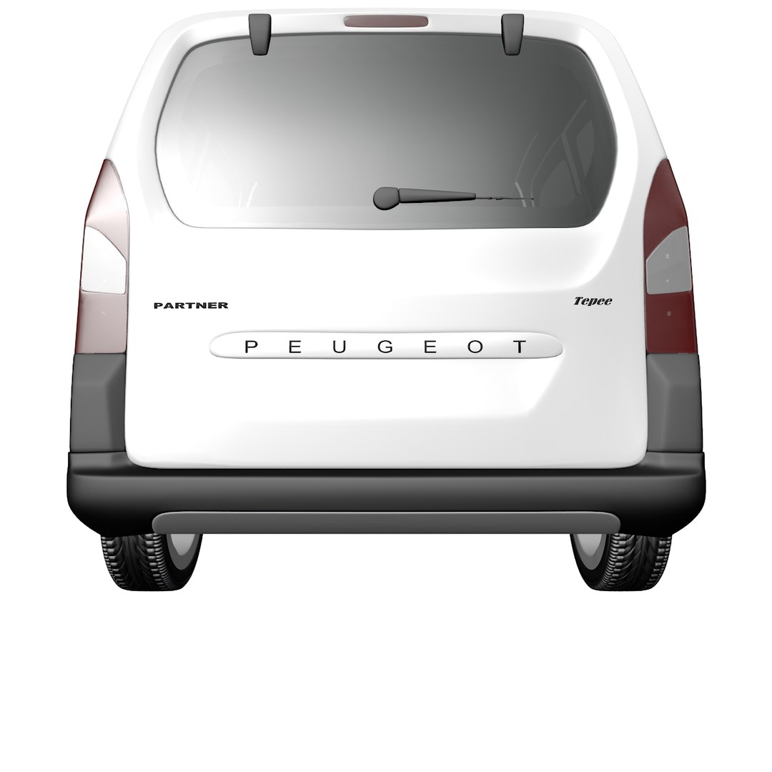 3D Peugeot Partner Tepee - 2011 model - TurboSquid 2137587