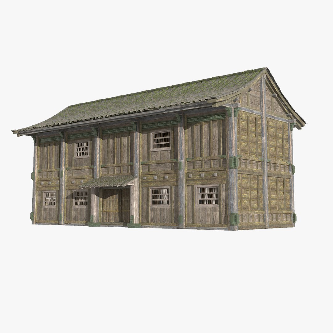 3D Asian Ancient Architecture House Shop Model - TurboSquid 2028257