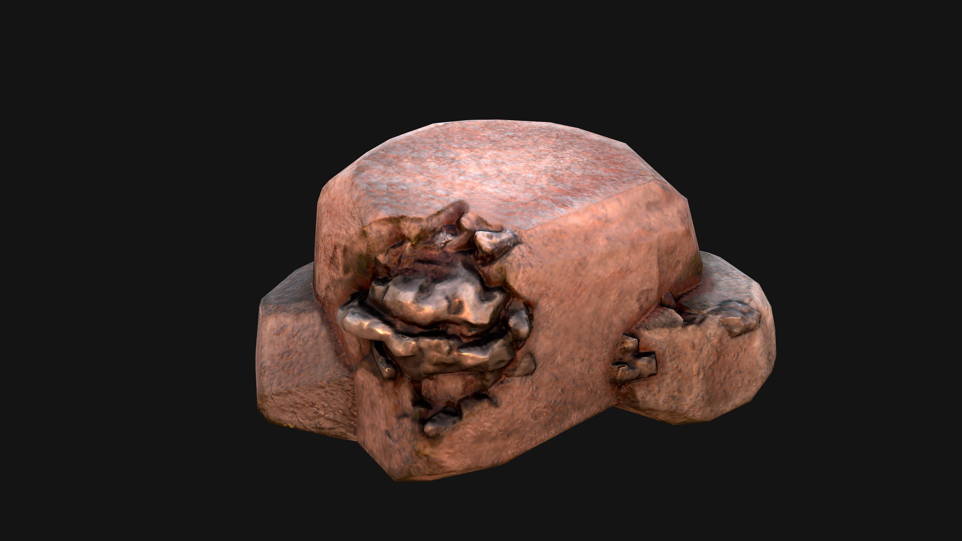 Iron Ore Rocks And Stones Set 3D Model - TurboSquid 2290378