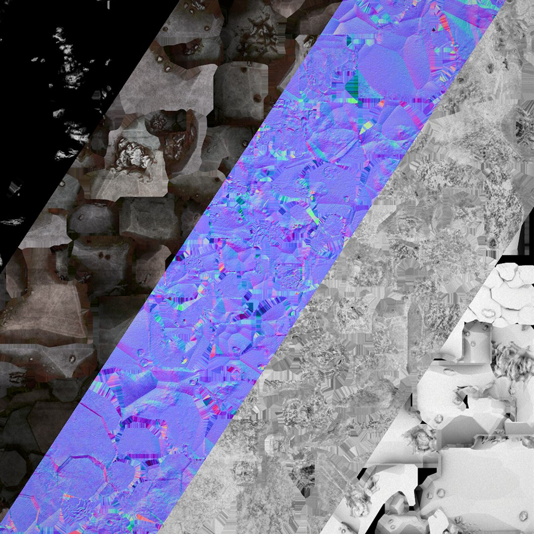 Iron Ore Rocks And Stones Set 3D Model - TurboSquid 2290378