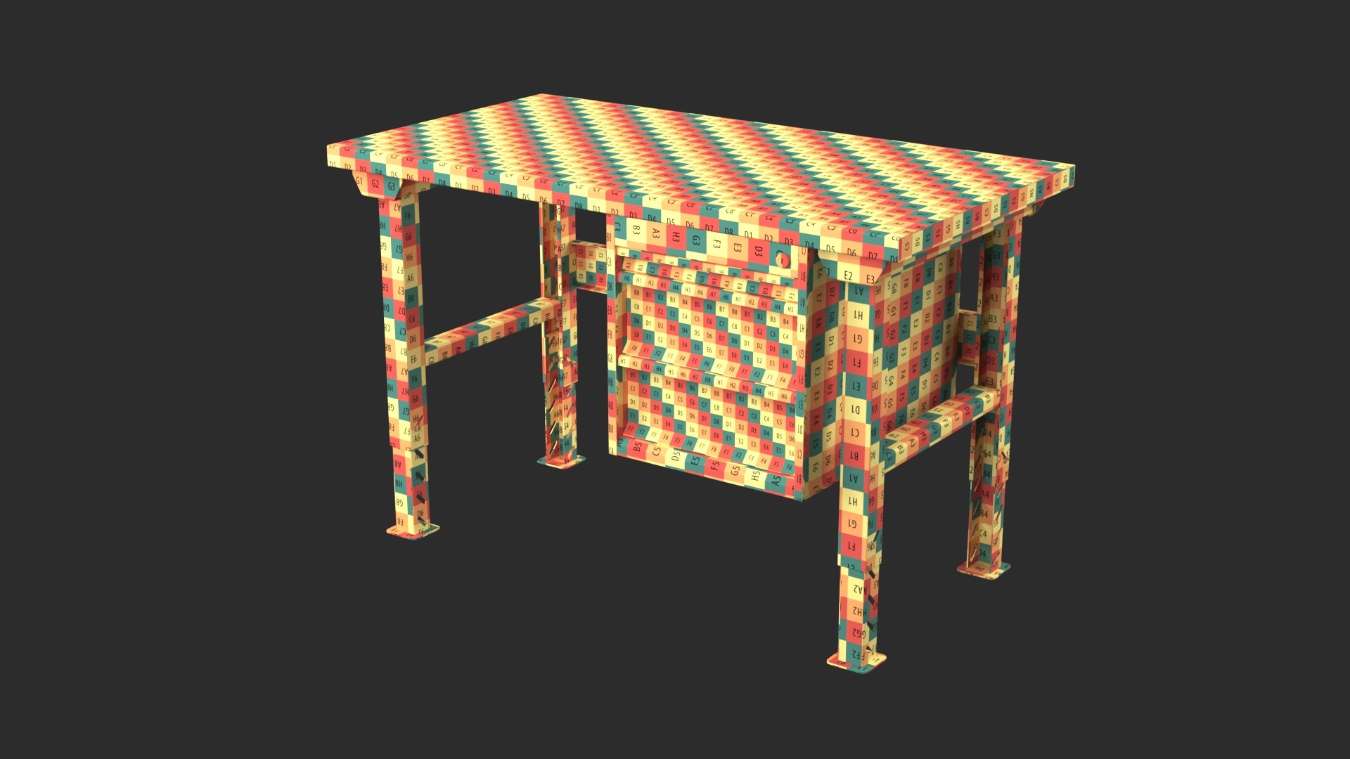 3D Workbench Model - TurboSquid 2021221