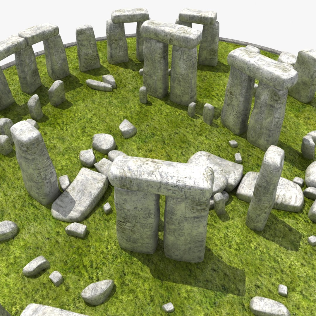 3d Model Stonehenge Stone