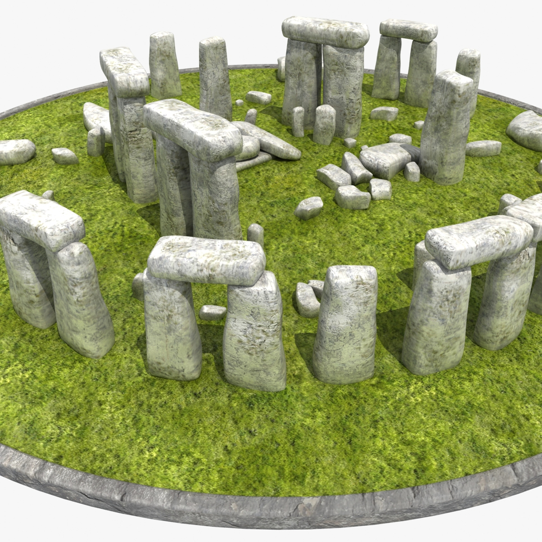 3d model stonehenge stone