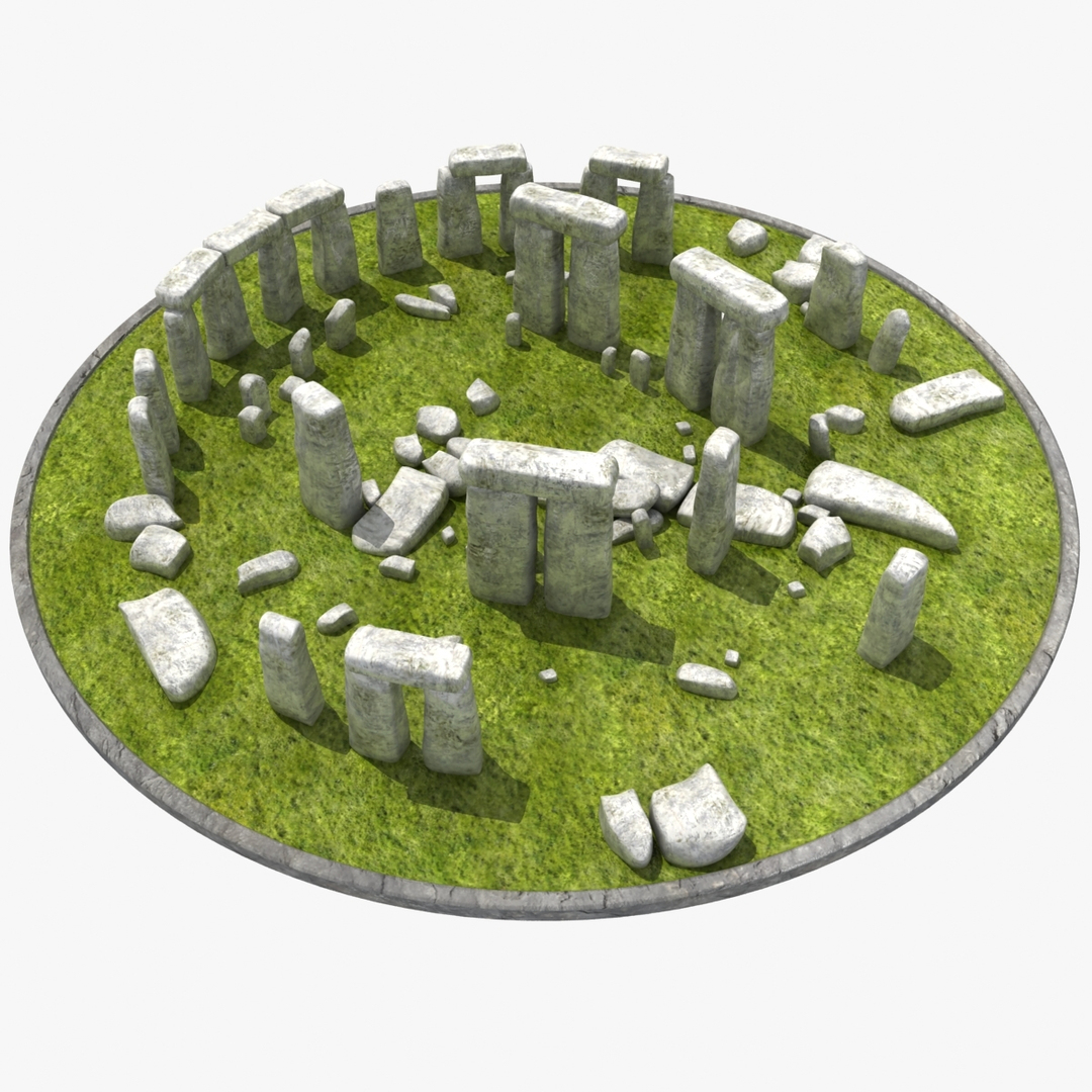 3d Model Stonehenge Stone