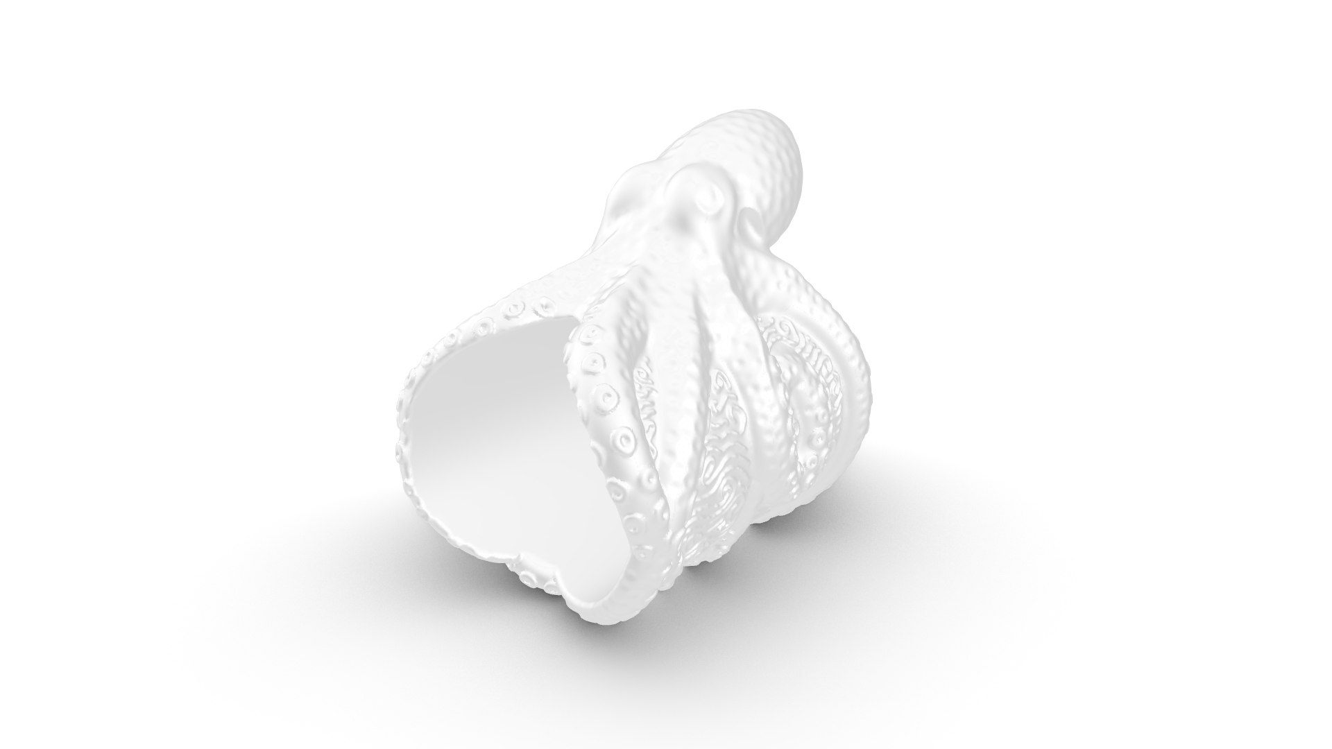 3D Octopus Ring Model - TurboSquid 2030558