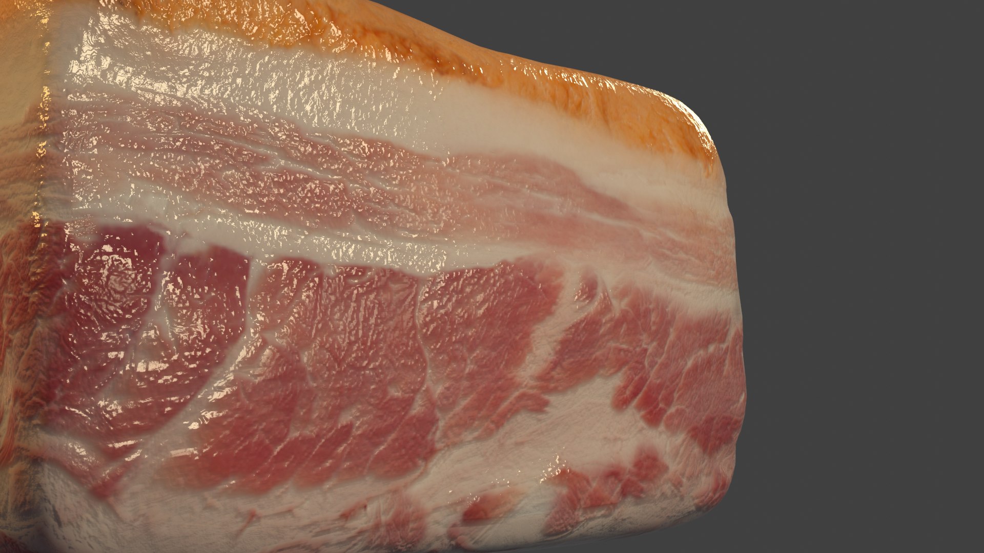 Piece of bacon 3D - TurboSquid 1889353