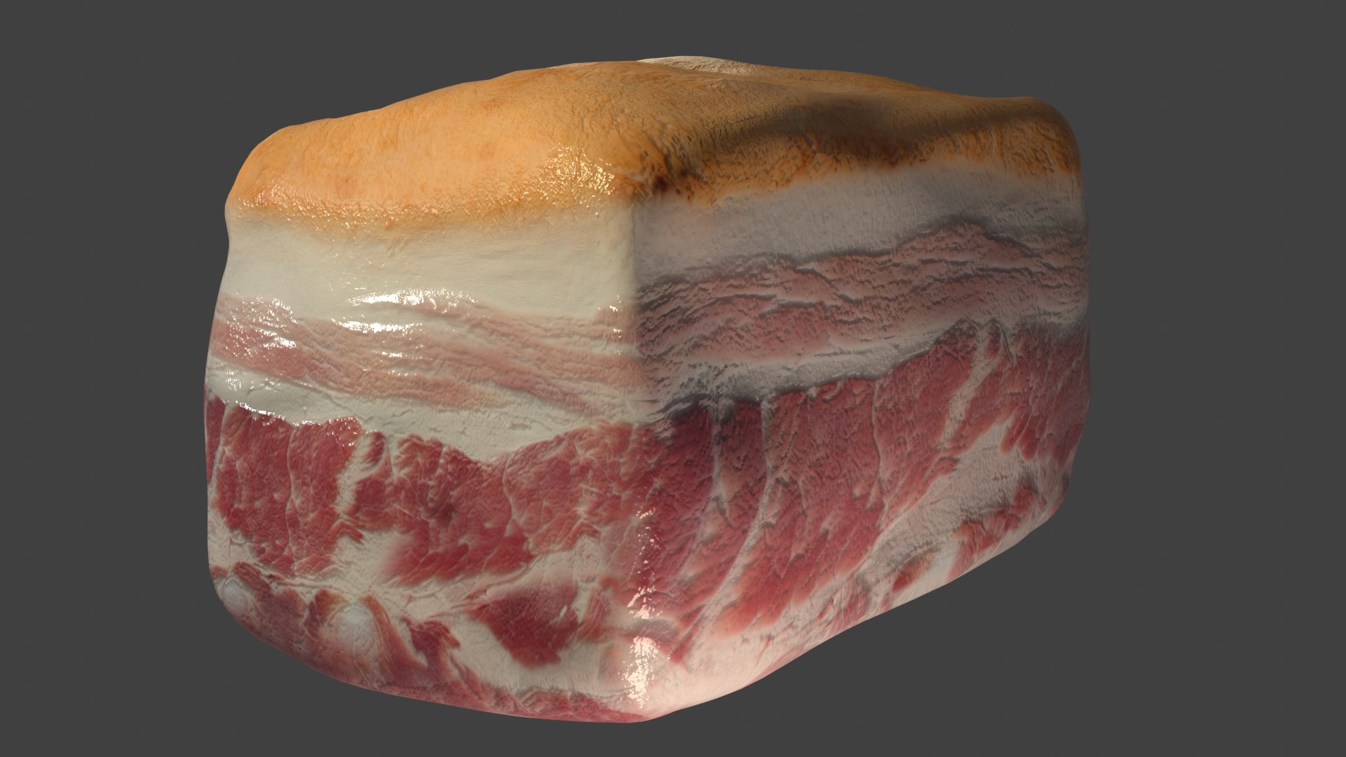 Piece of bacon 3D - TurboSquid 1889353