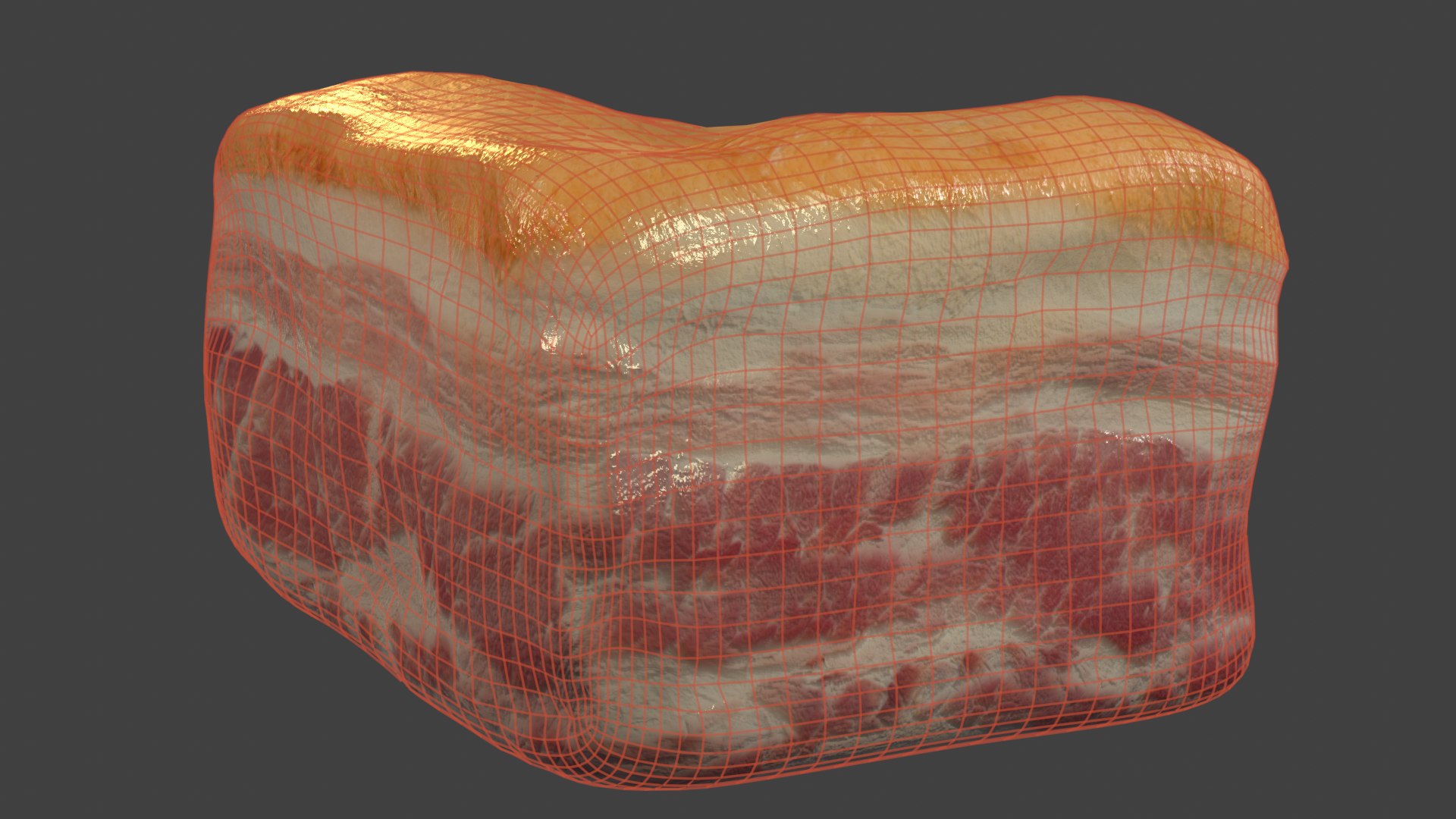 Piece of bacon 3D - TurboSquid 1889353