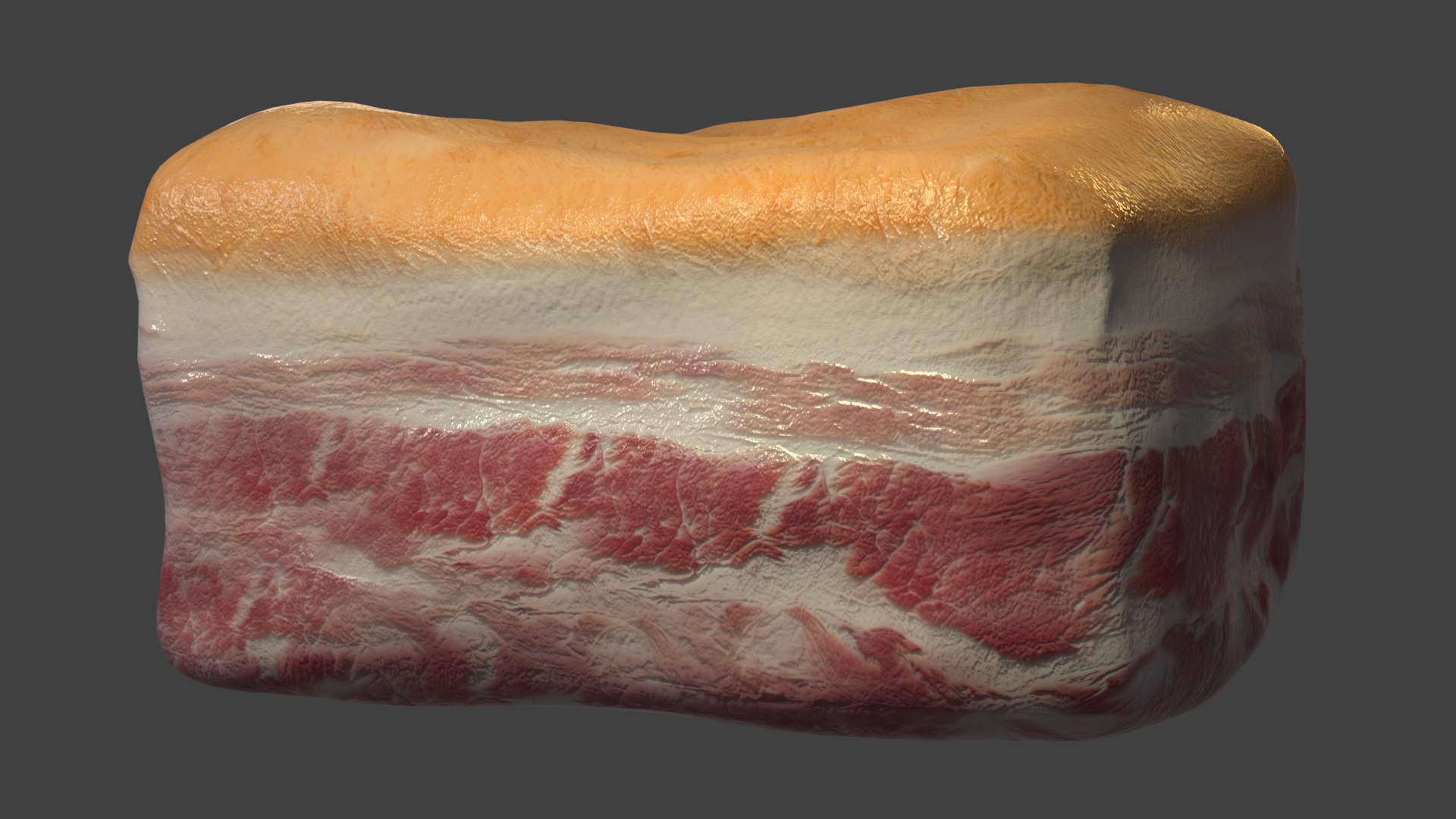 Piece of bacon 3D - TurboSquid 1889353