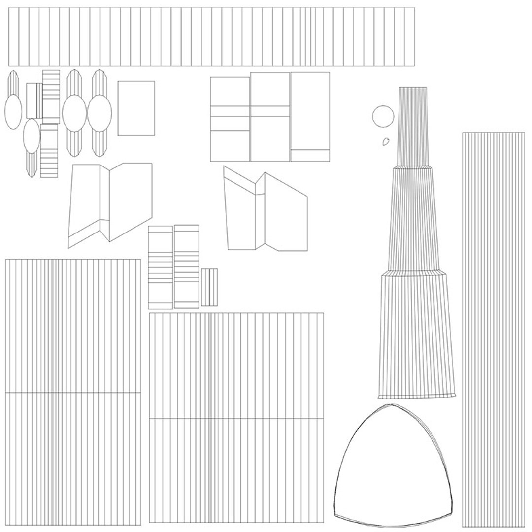 3D Model Federation Tower 3D Model - TurboSquid 2124825