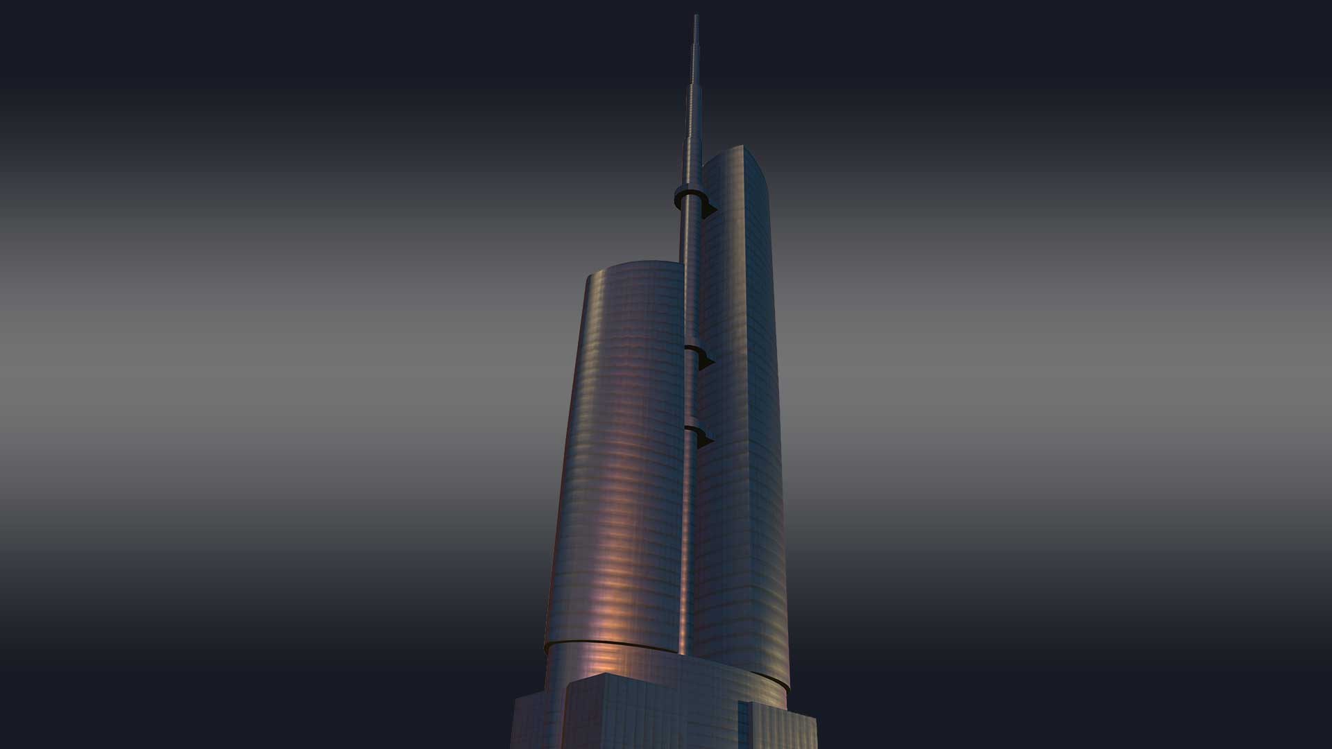 3D Model Federation Tower 3D Model - TurboSquid 2124825