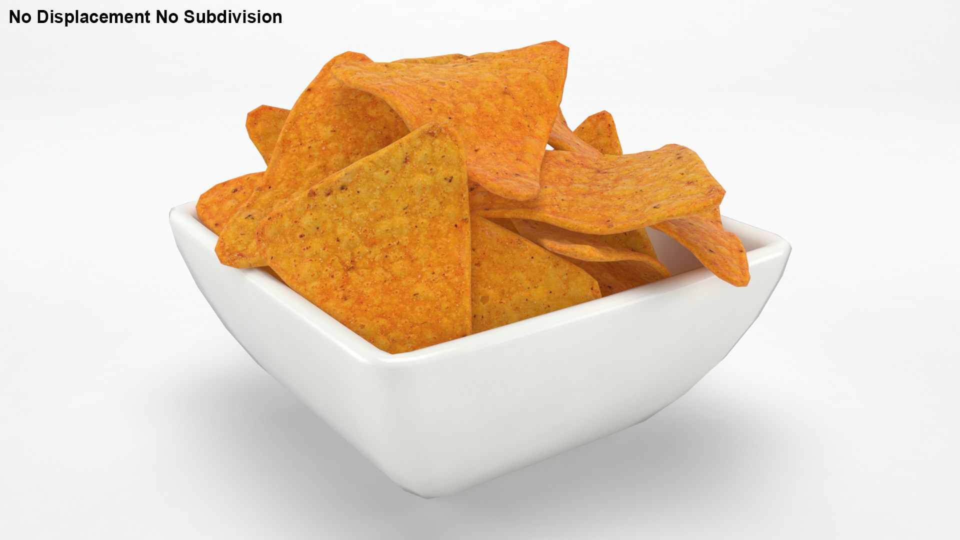 3D Nacho Cheese Doritos Chips Plate - TurboSquid 1841260