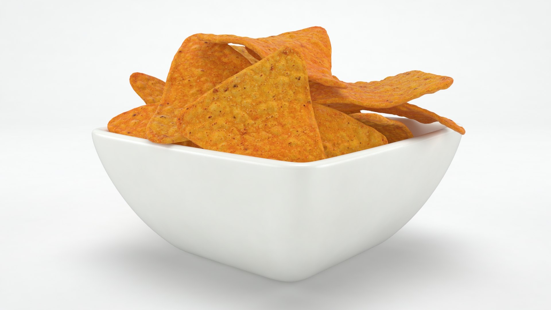 3D Nacho Cheese Doritos Chips Plate - TurboSquid 1841260