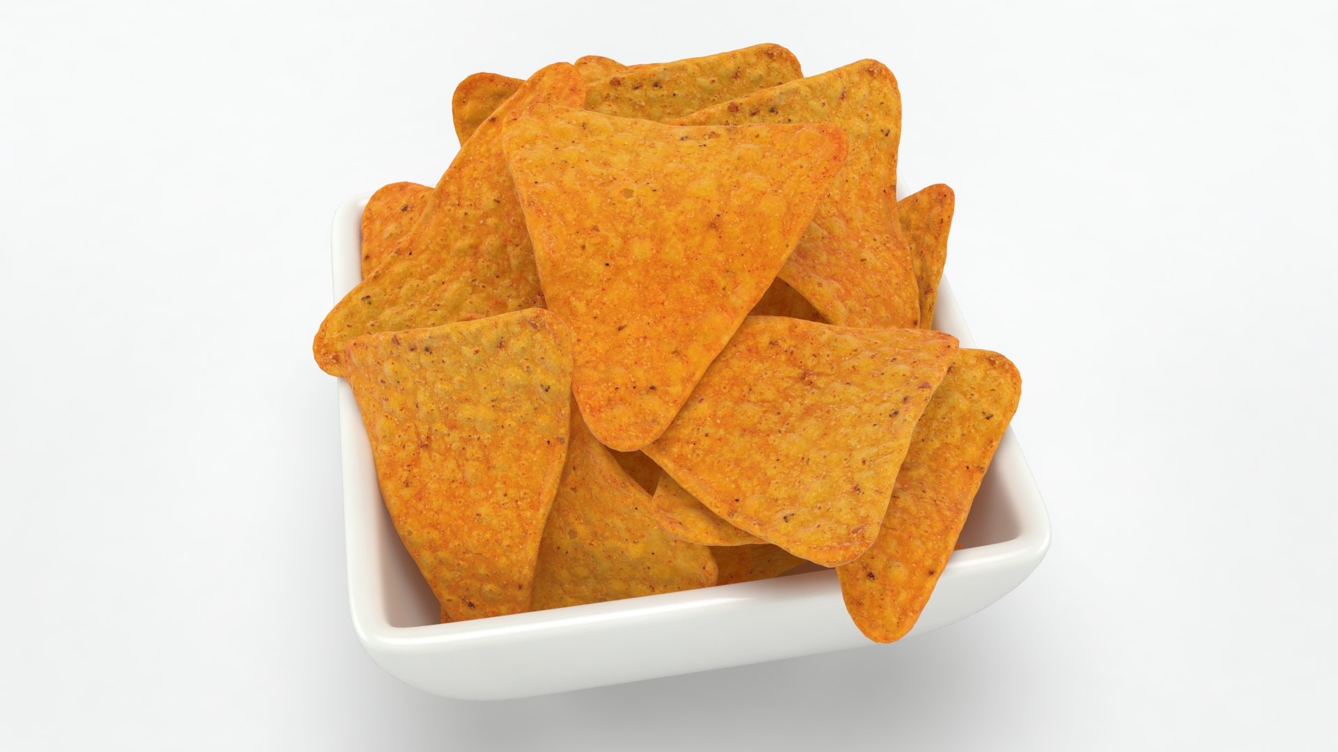 3D Nacho Cheese Doritos Chips Plate - TurboSquid 1841260