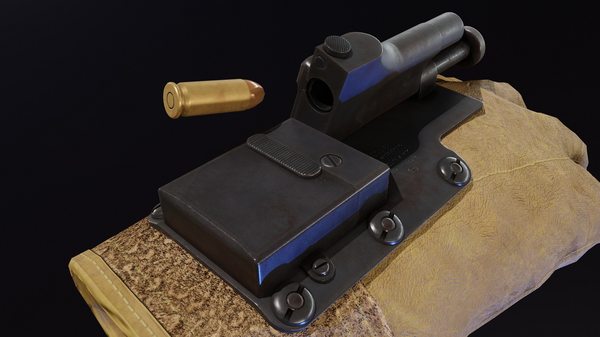 3D Sedgley OSS Fist Gun - TurboSquid 2211929