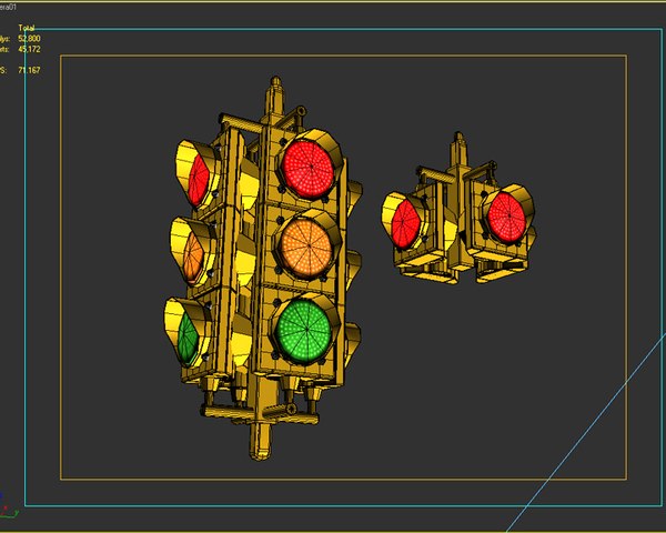 s traffic signal light animation