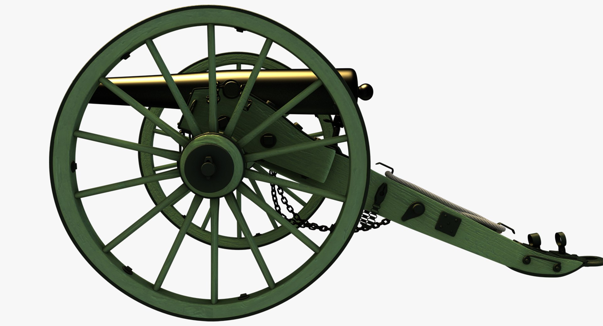 3-inch Rifle War 3D - TurboSquid 1266233