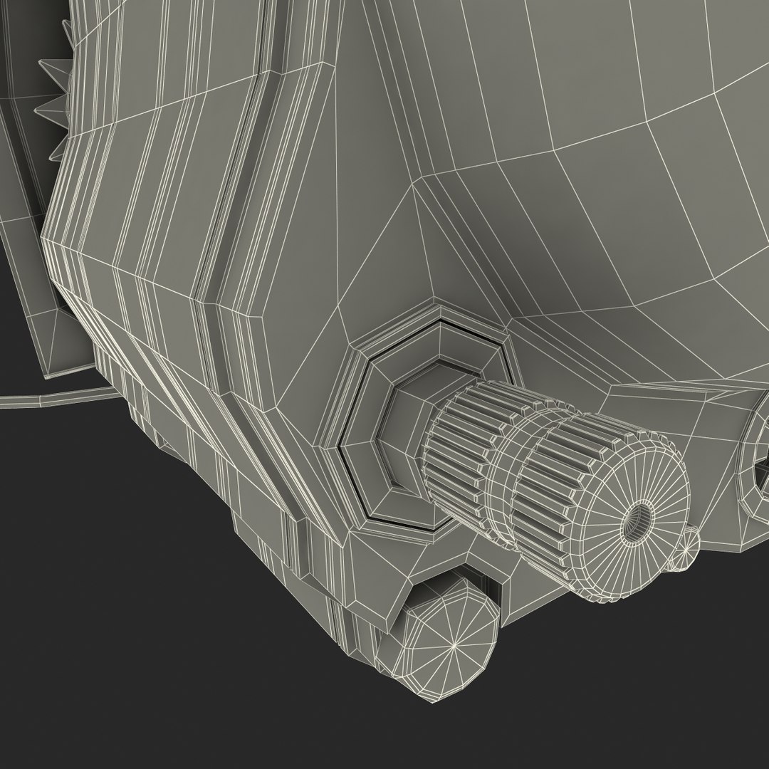 motorcycle engine cgt lingmu 3d model