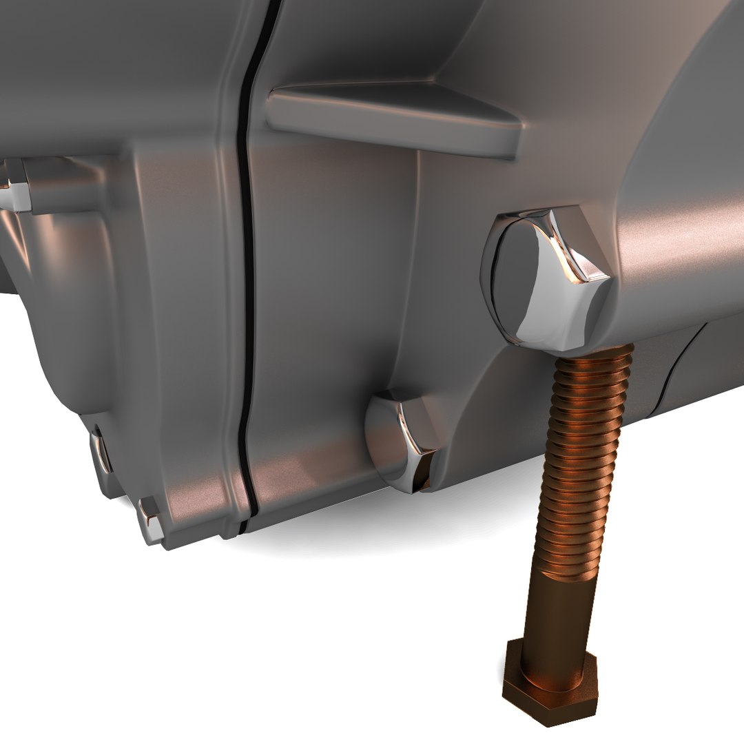 Motorcycle Engine Cgt Lingmu 3d Model