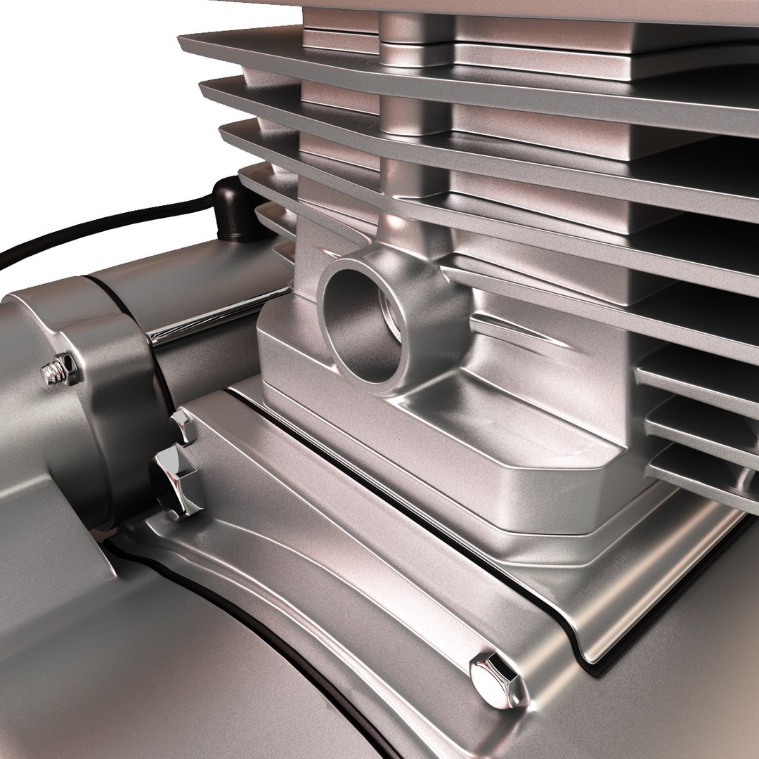 motorcycle engine cgt lingmu 3d model