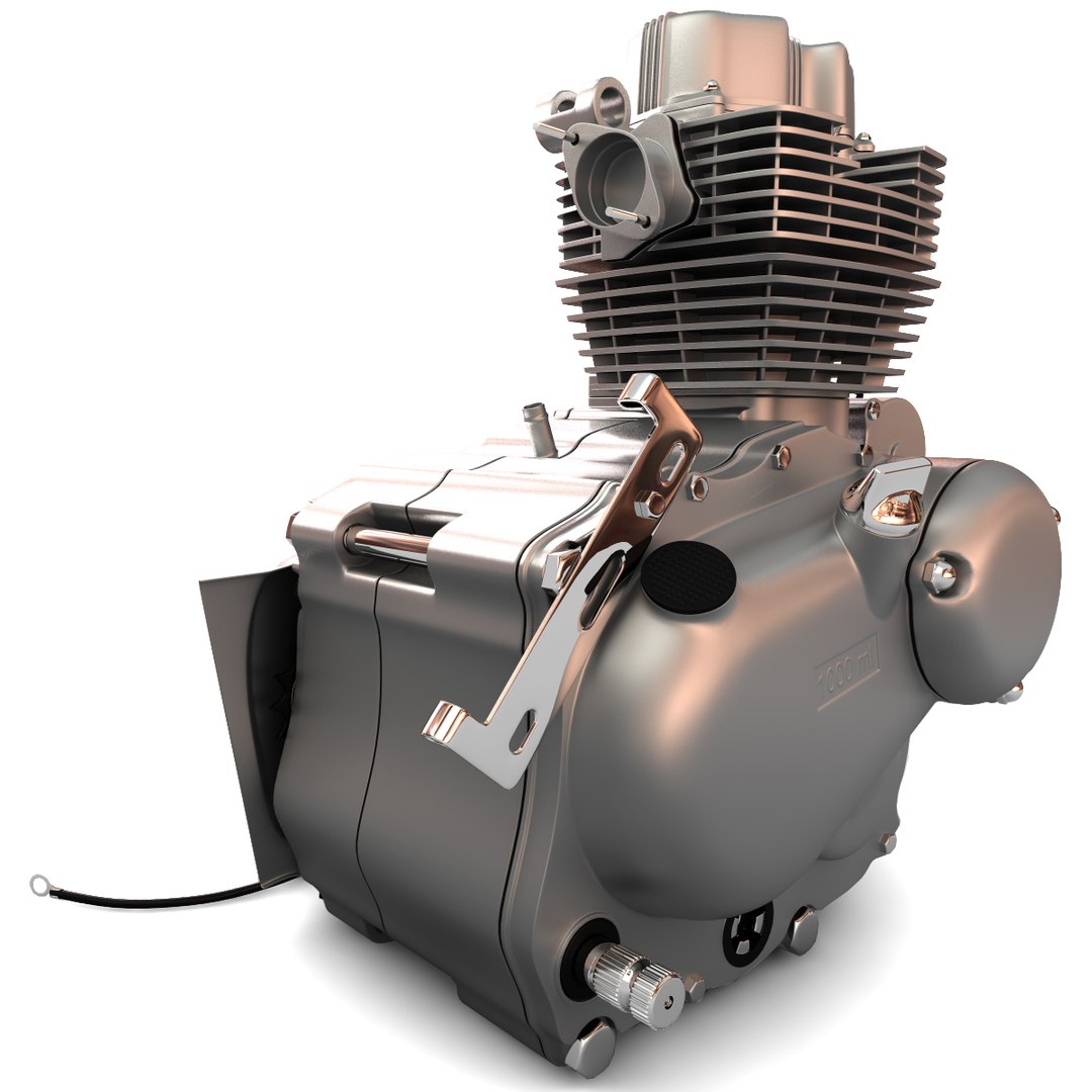 Motorcycle Engine Cgt Lingmu 3d Model