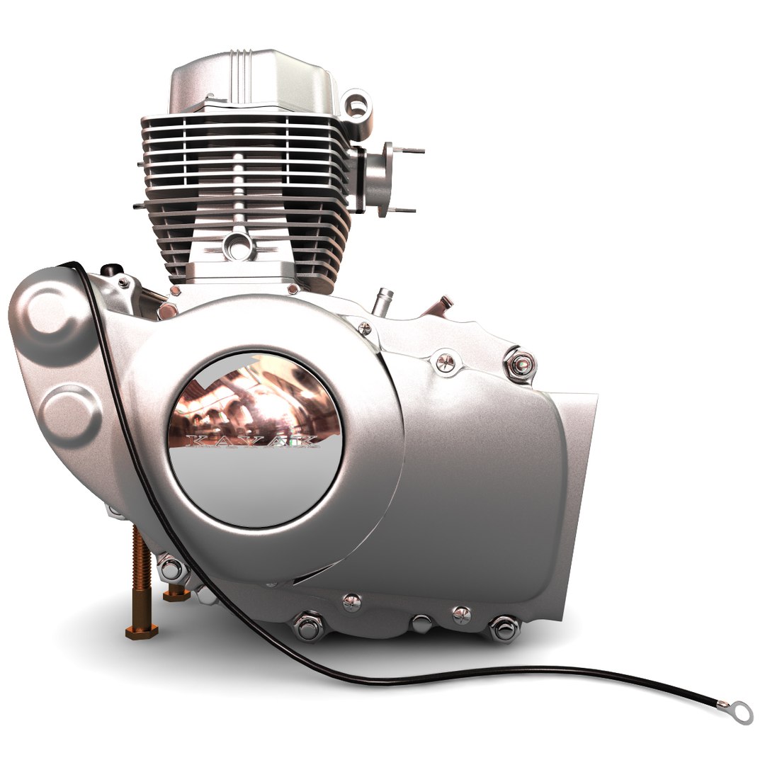 Motorcycle Engine Cgt Lingmu 3d Model
