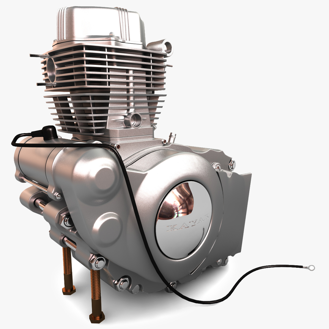 motorcycle engine cgt lingmu 3d model