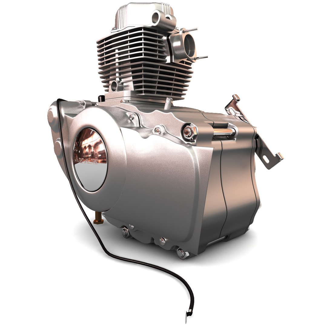 Motorcycle Engine Cgt Lingmu 3d Model