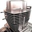 Motorcycle Engine Cgt Lingmu 3d Model