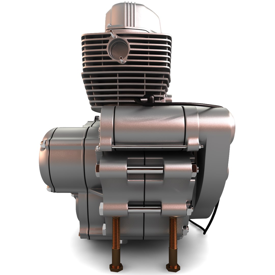Motorcycle Engine Cgt Lingmu 3d Model