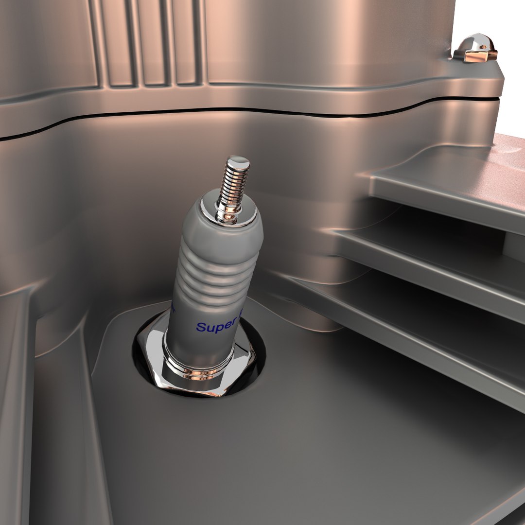 motorcycle engine cgt lingmu 3d model