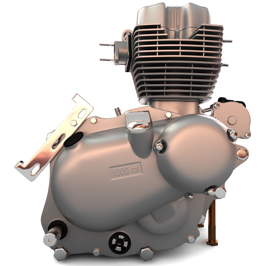 Motorcycle Engine Cgt Lingmu 3d Model