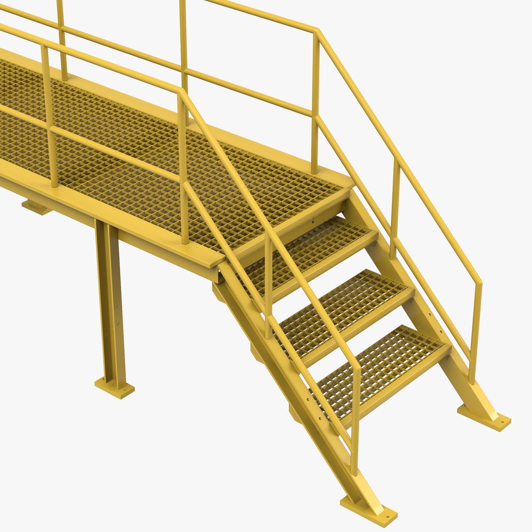 Rolling Ladder 3D Model - TurboSquid 1968654