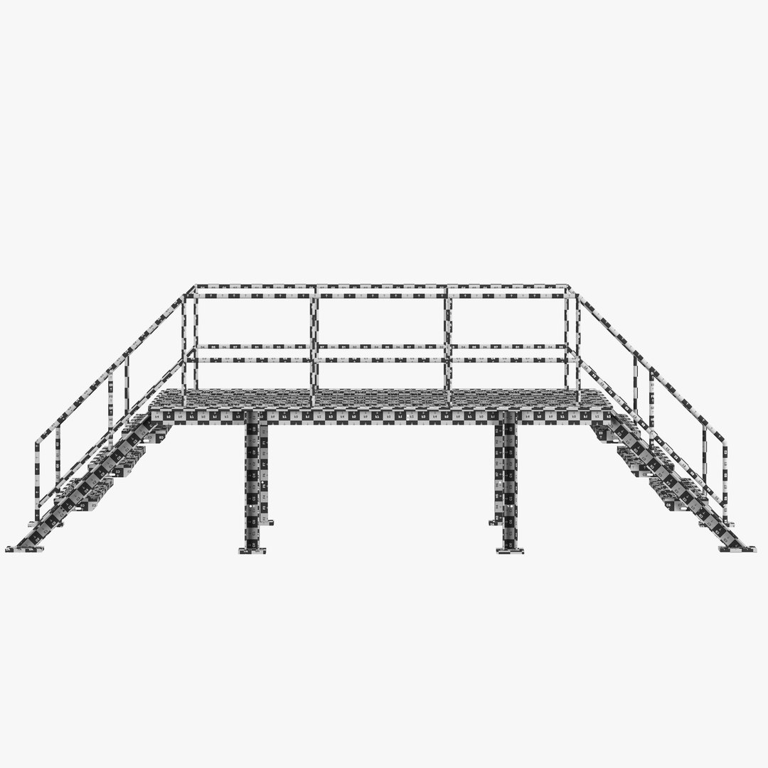 Rolling Ladder 3D Model - TurboSquid 1968654