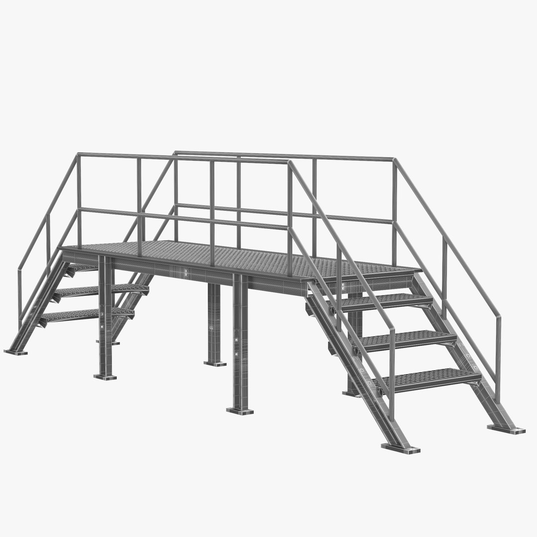 Rolling ladder 3D model - TurboSquid 1968654