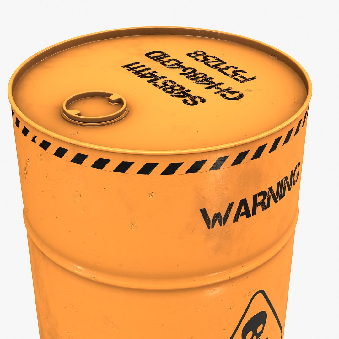 3D Radioactive Waste Barrel Model - TurboSquid 1822042